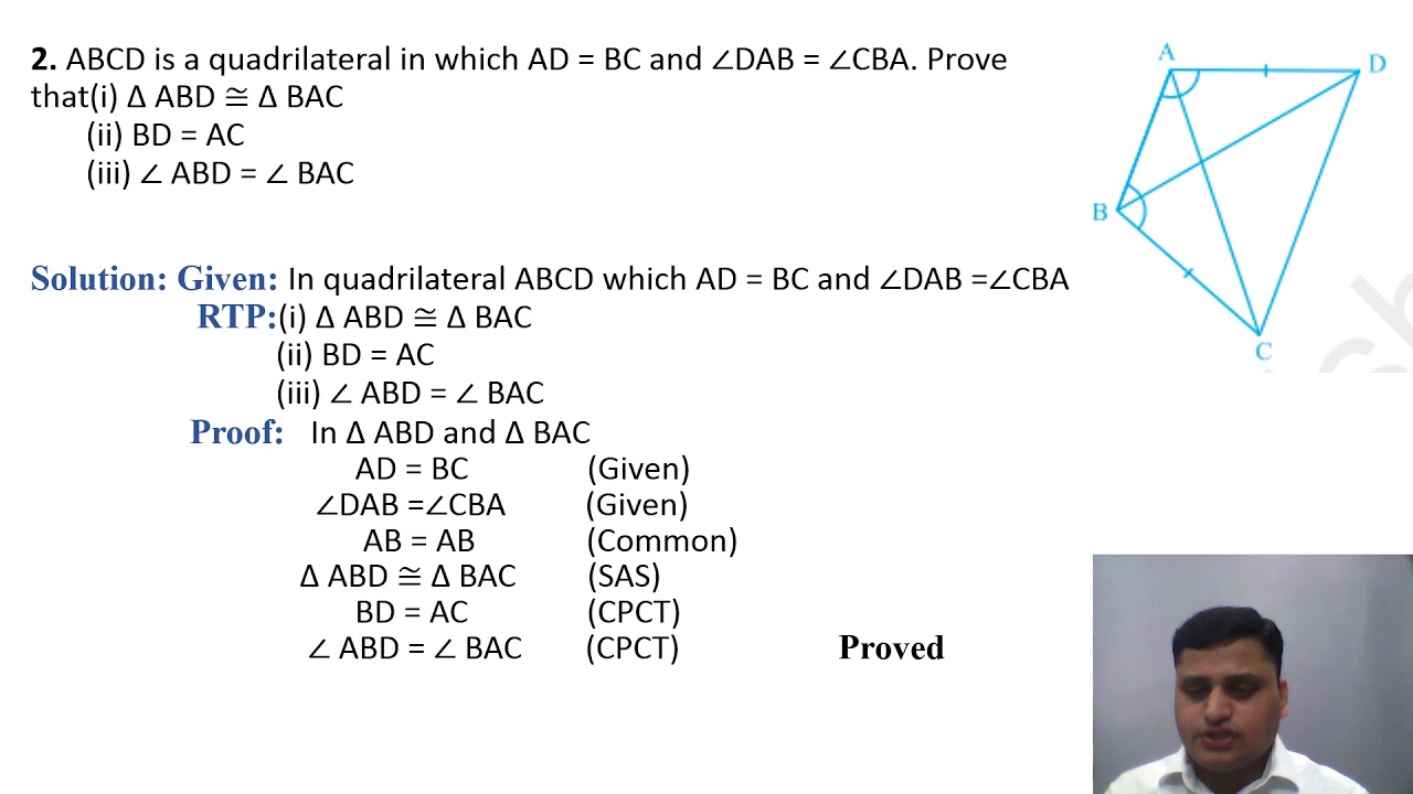 Triangles class IX Part 3 - YouTube
