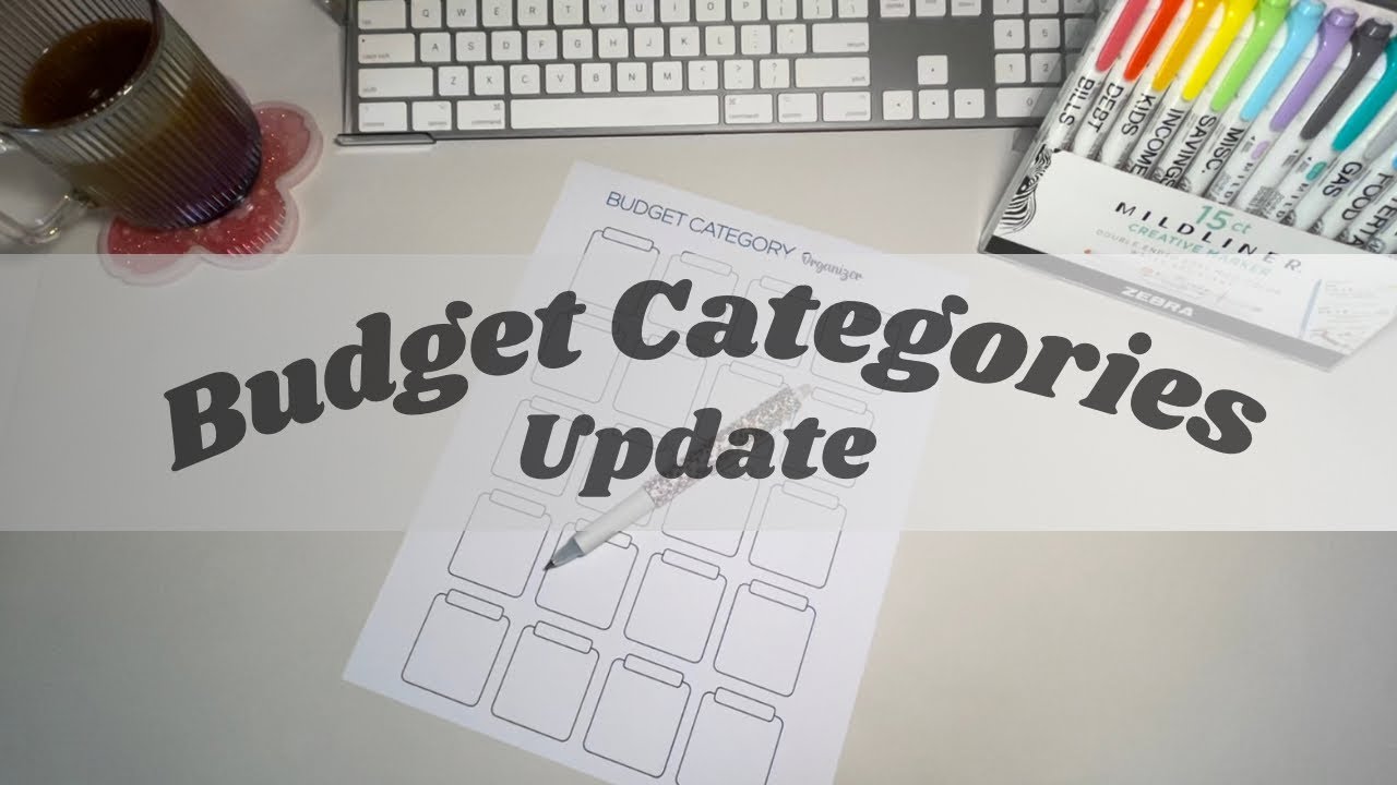 Budget Category Update - YouTube