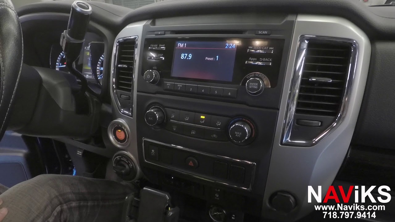 2017 Nissan Titan NAViKS Rear Camera Interface - YouTube