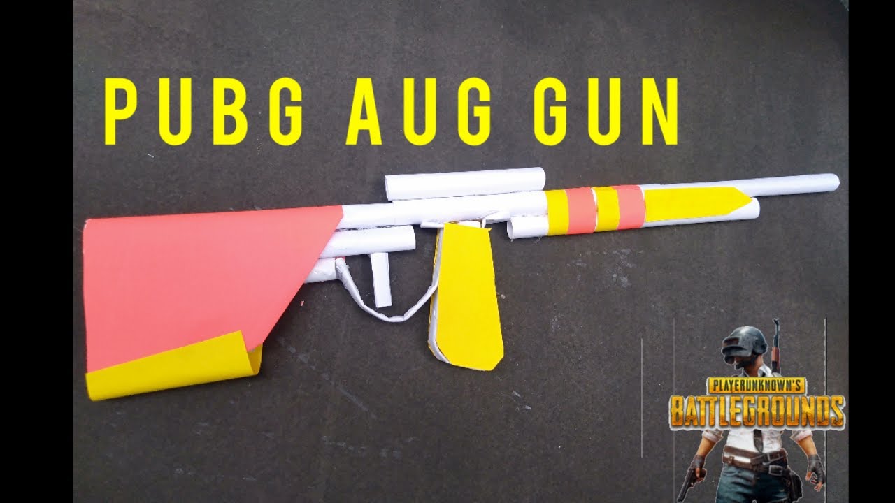 HOW TO MAKE A PUBG AUG GUN WITH PAPER - YouTube