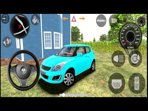 NEW BRAND SUZUKI SHIFT SKY BLUE CAR | BEST GADI WALA GAME | INDIAN CARS ...