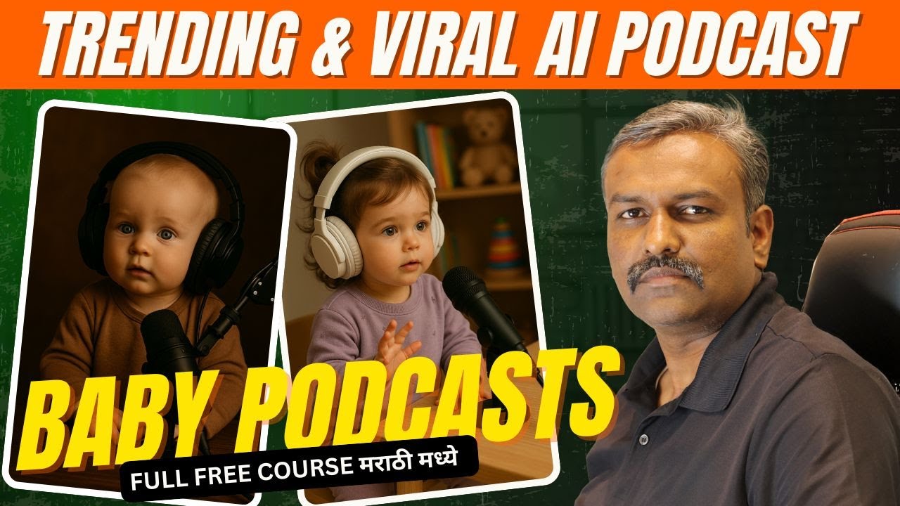 Baby Podcast Video कसे बनवावे | AI BABY PODCAST FREE UNLIMITED | How to ...