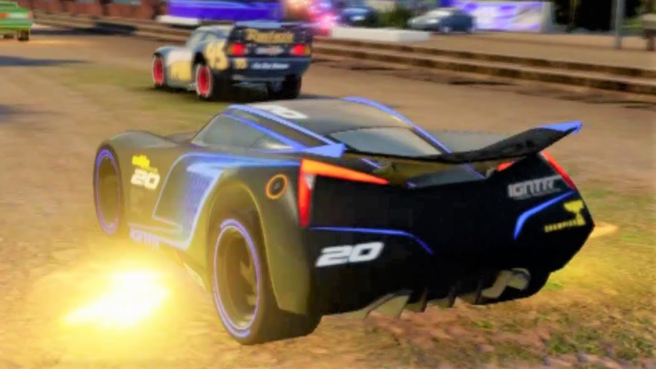 Jackson Storm Racing in Cars 3 - YouTube