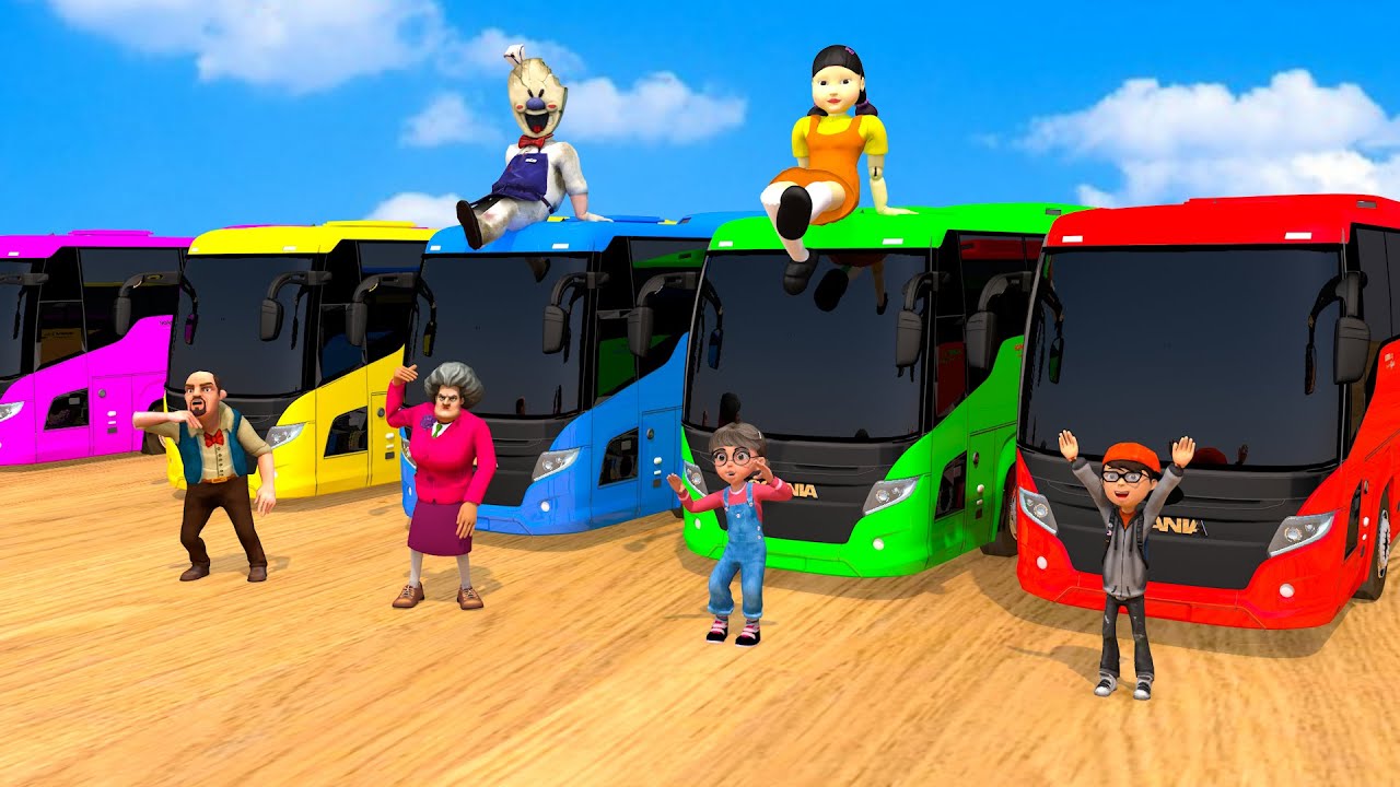 TRAIN JCB TOY CARTOON TOY PLANE VIDEO CRANE, JCB, TRACTOR, BUS, TRAIN ...