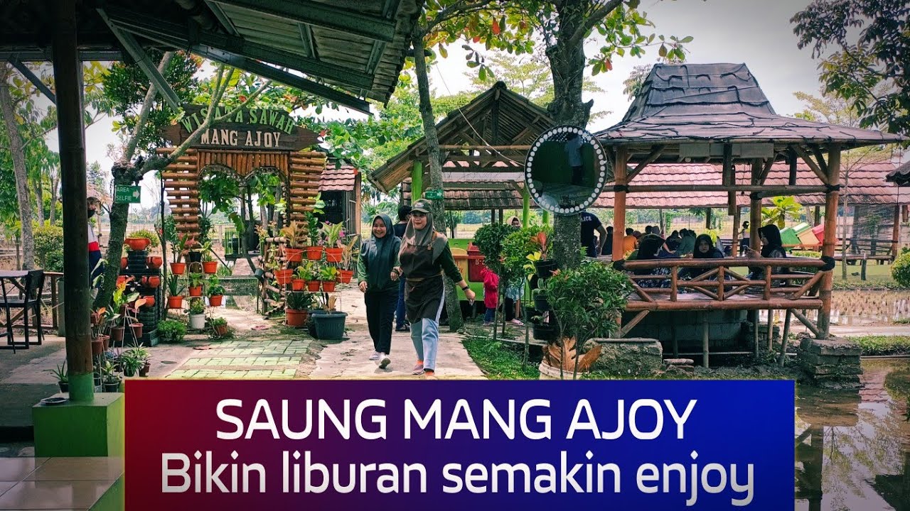 Resto Saung Mang Ajoy 🌈 Gratiskan Kolam Renang untuk Anak Yatim - YouTube