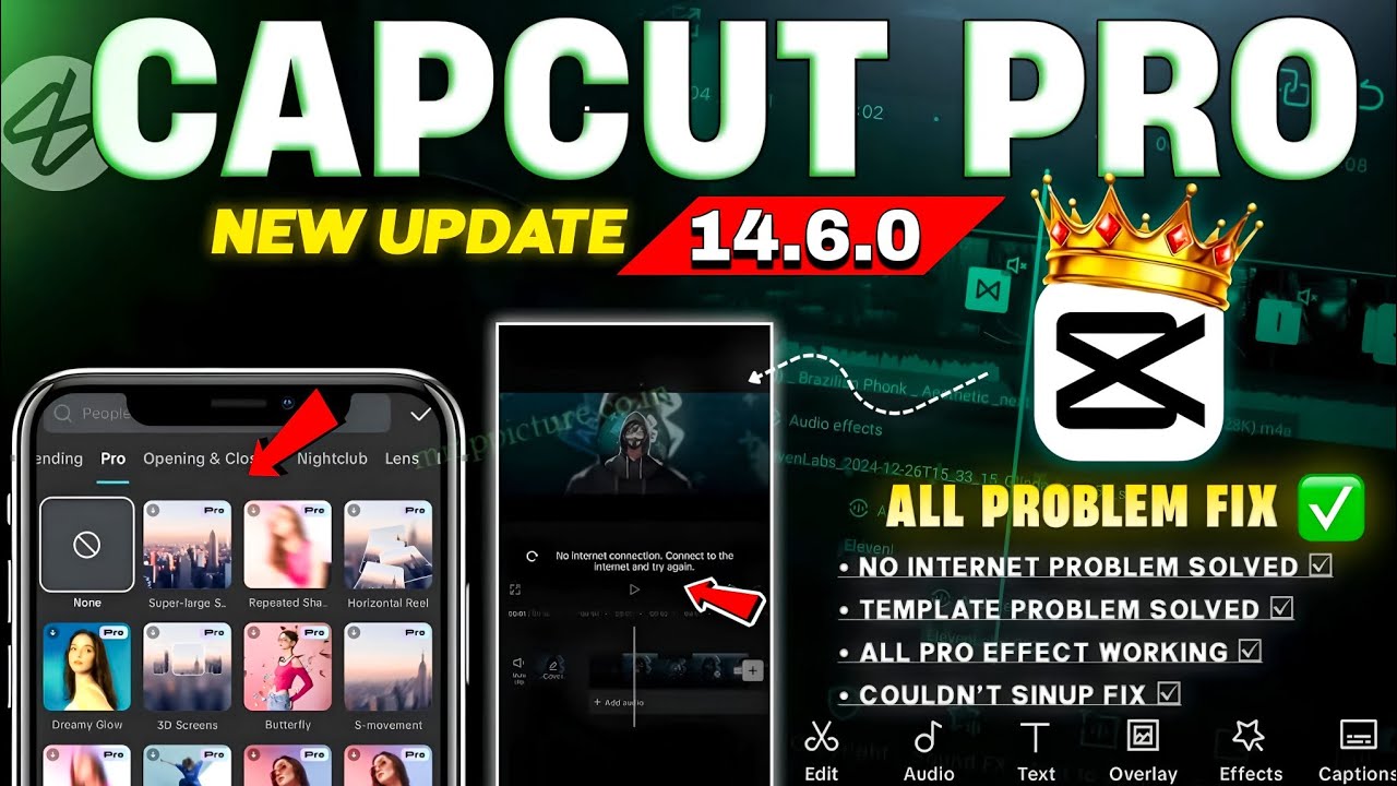 Capcut 14.6.0 Update | Capcut PRO Export & No Internet Problem Fix | Capcut New Update - A1YT ...