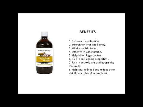 New Natural Way Sugar Cane Vinegar 500 Ml | Sirka With Mother | Naturally 100% Pure & Natural