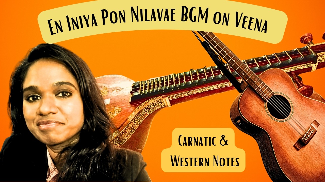 How to Play En Iniya Pon Nilavae BGM on Veena | Step-by-Step Tutorial #isai #illayaraja - YouTube