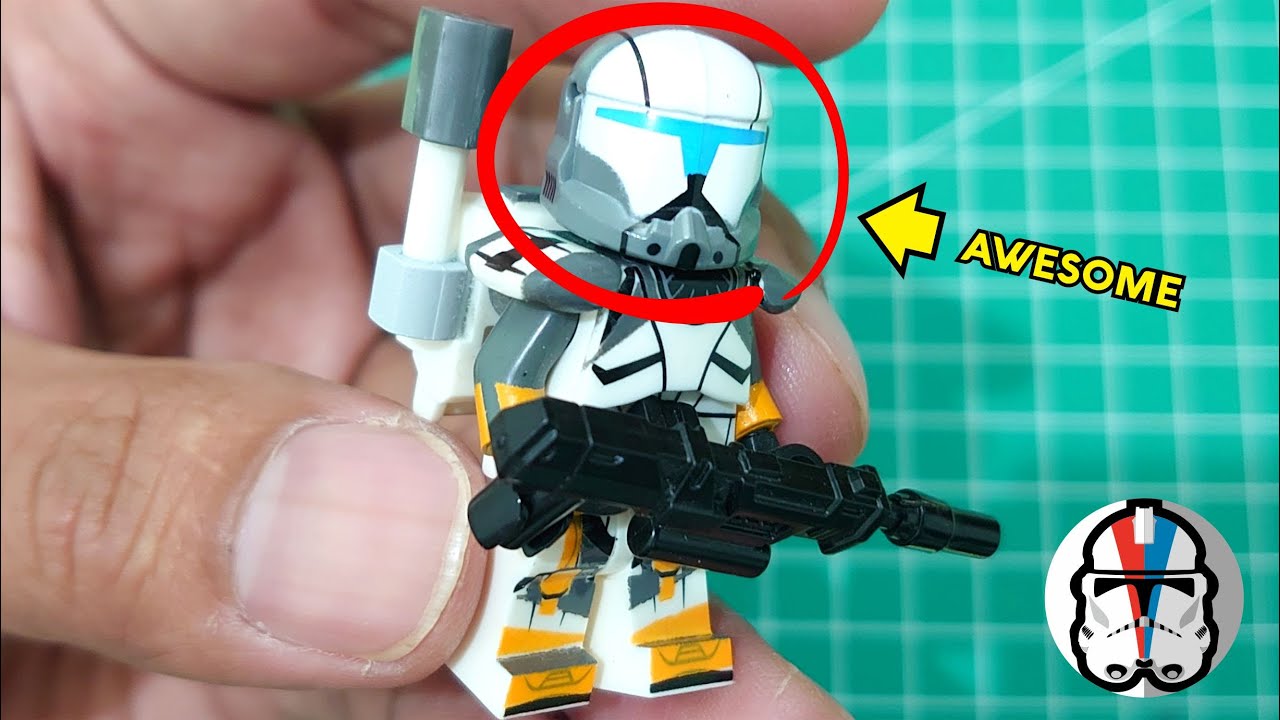 Final Result : MOC Lego Clone Commando Scorch Delta Squad minifigures ...
