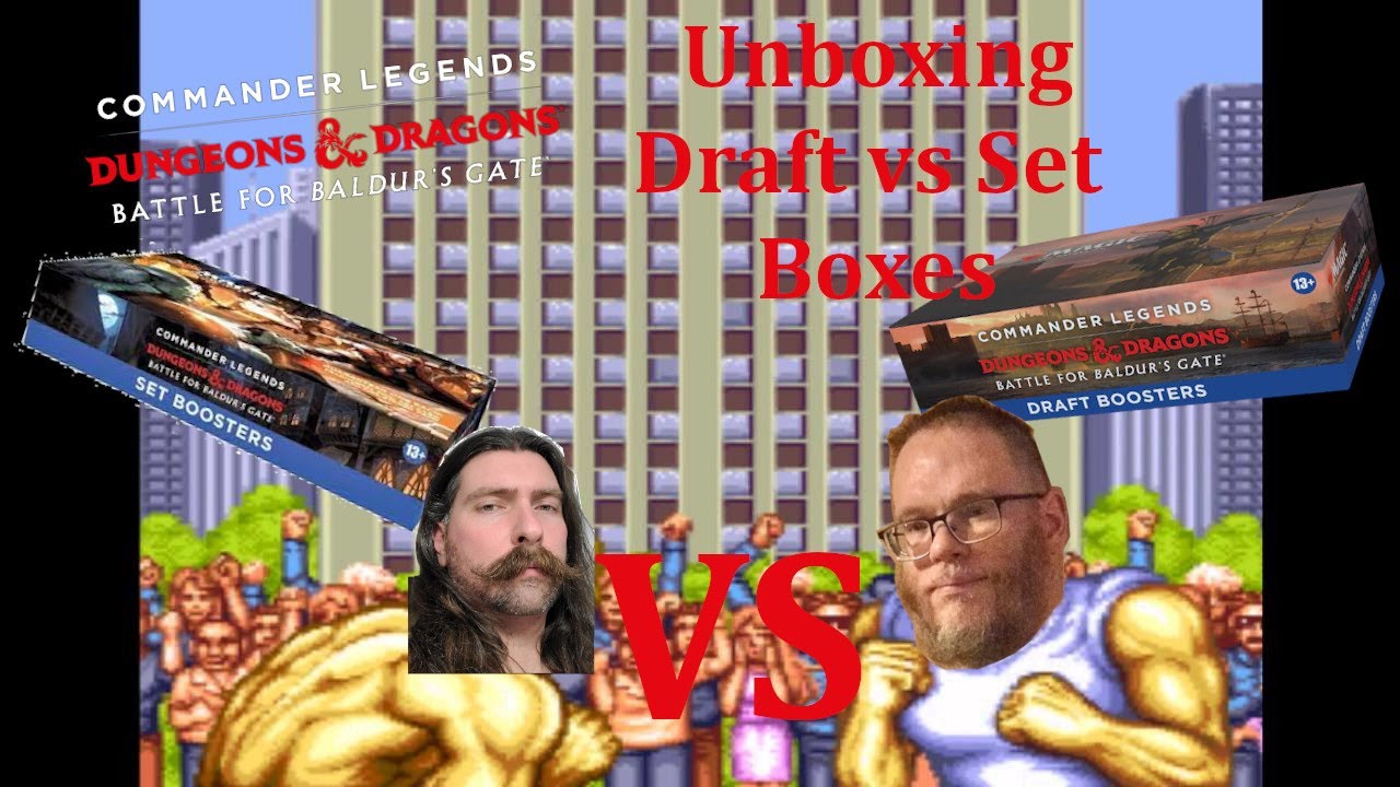 Commander Legends Baldur's Gate Draft Booster Box vs Set Booster Box ...