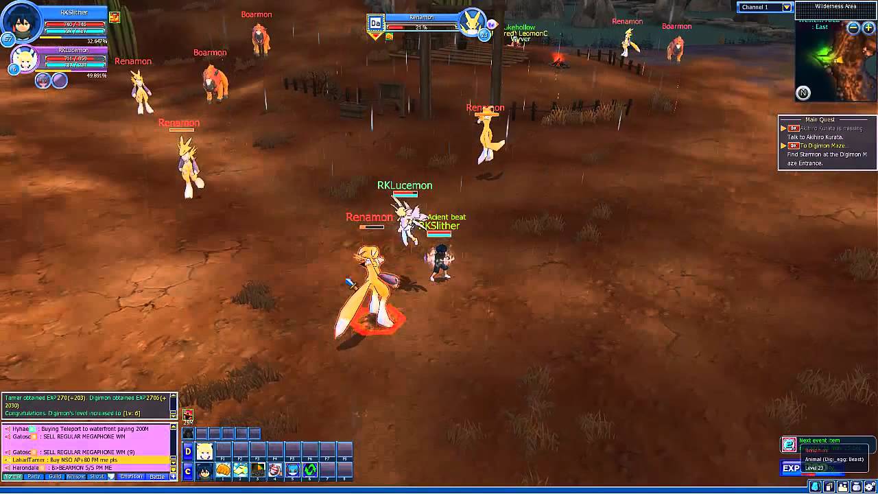 Digimon Master,s Online (GDMO) Fast Leveling - YouTube
