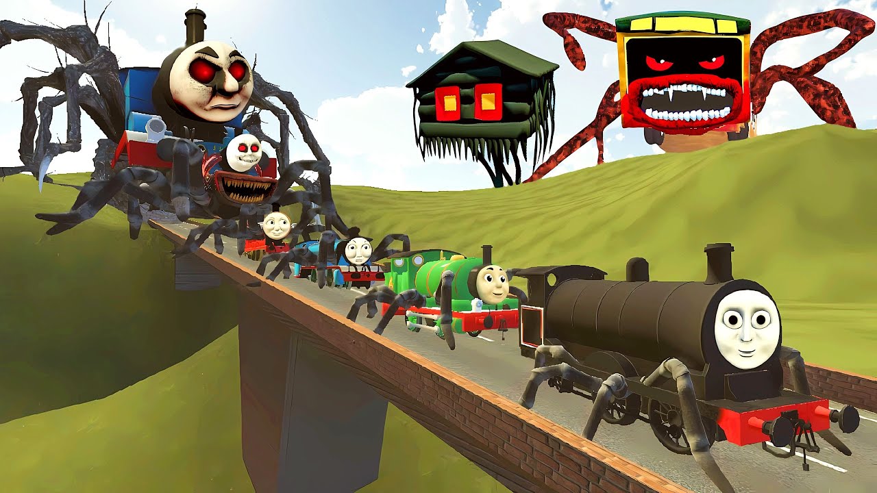 Big & Small Monster Truck All Thomas and Friends: Thomas Train Eater ...