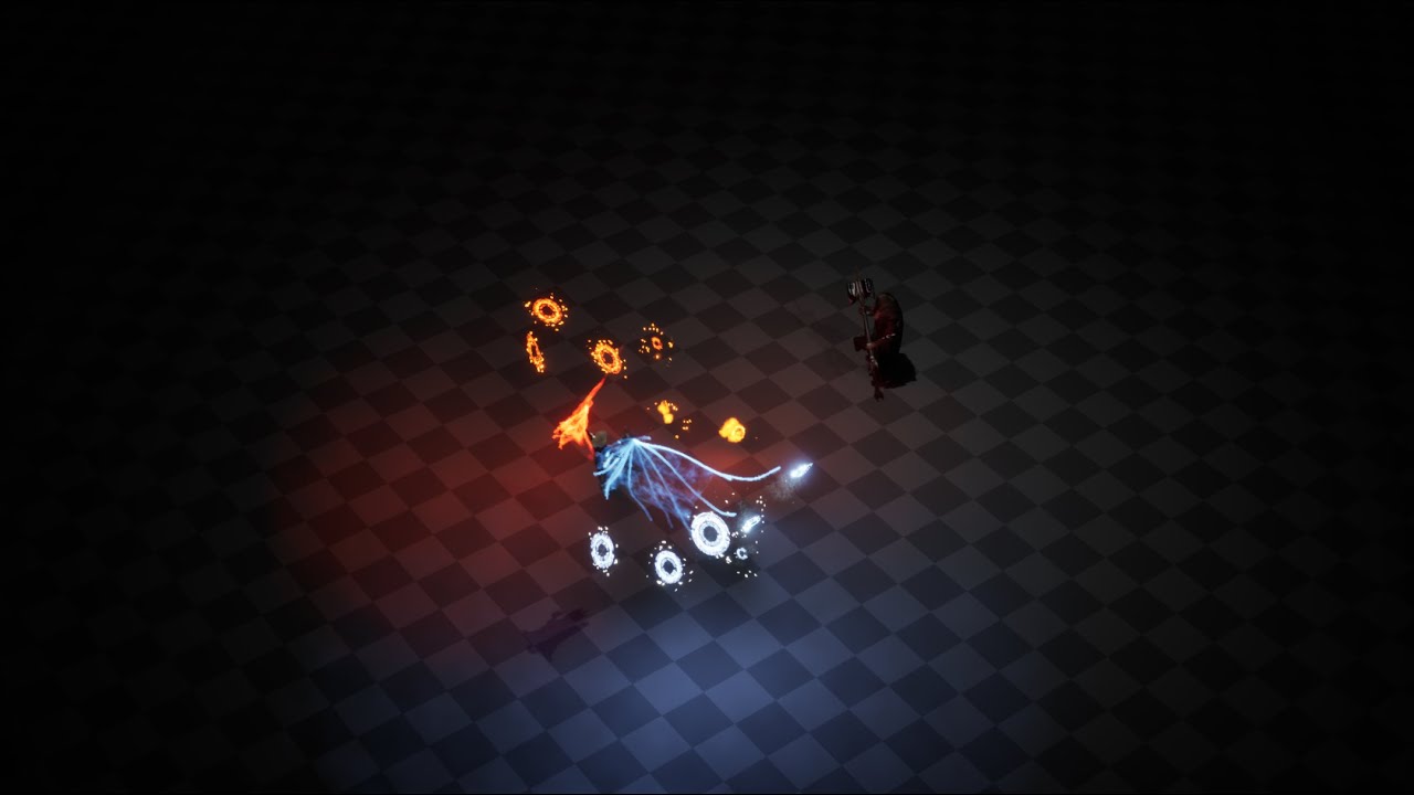 UE5 Niagara VFX Portfolio - [ Wheel Of Ice And Fire ] - YouTube