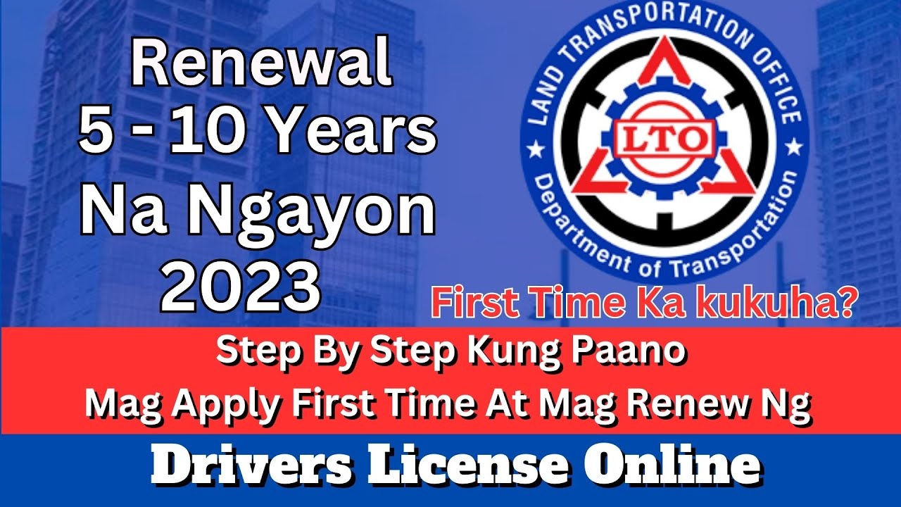 Expired At Renewal Drivers License Pwede Na Online Registration Ano ...