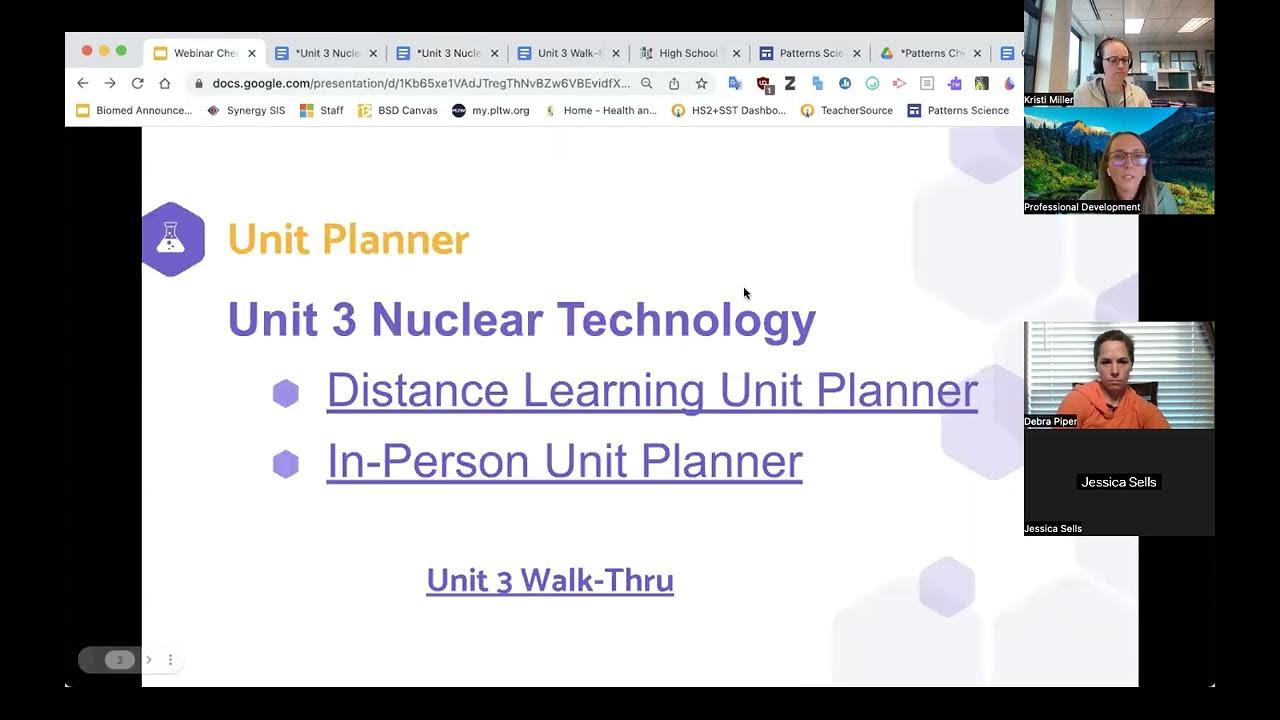 Patterns Chemistry - Unit 3 - Nuclear Technology - webinar - YouTube