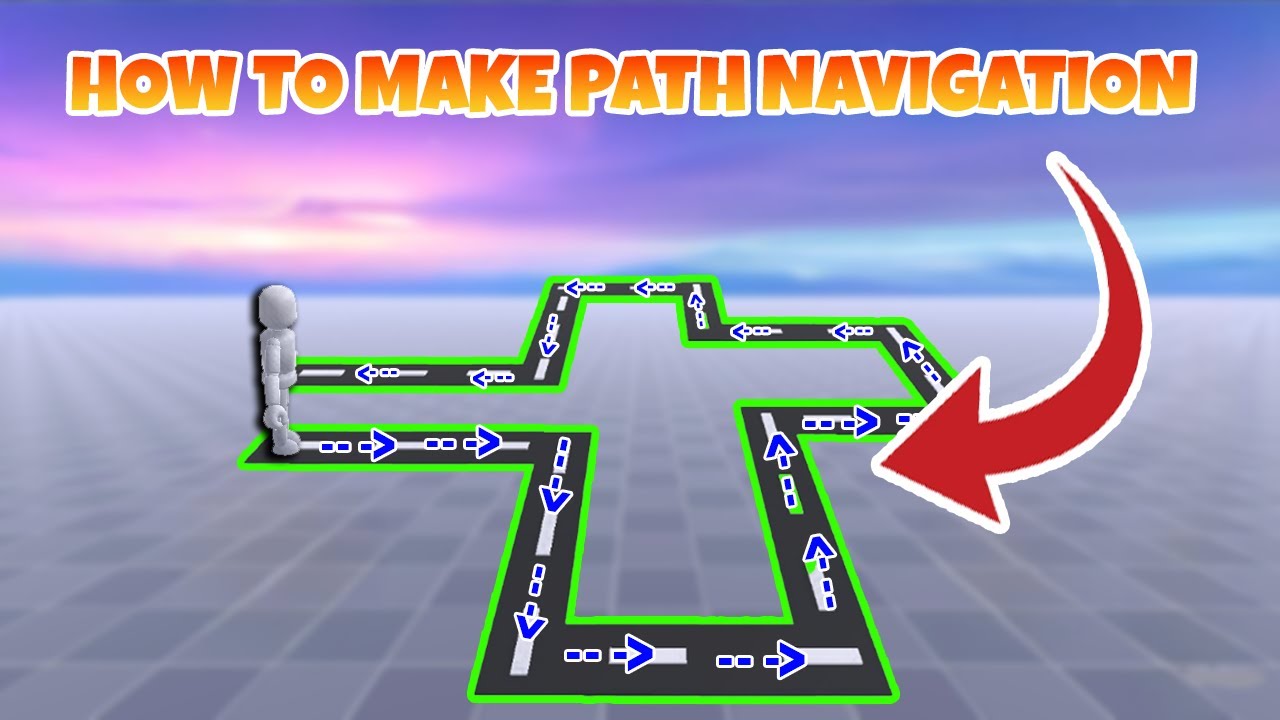Cara Membuat Path Navigation - Uni Craft Your World - YouTube