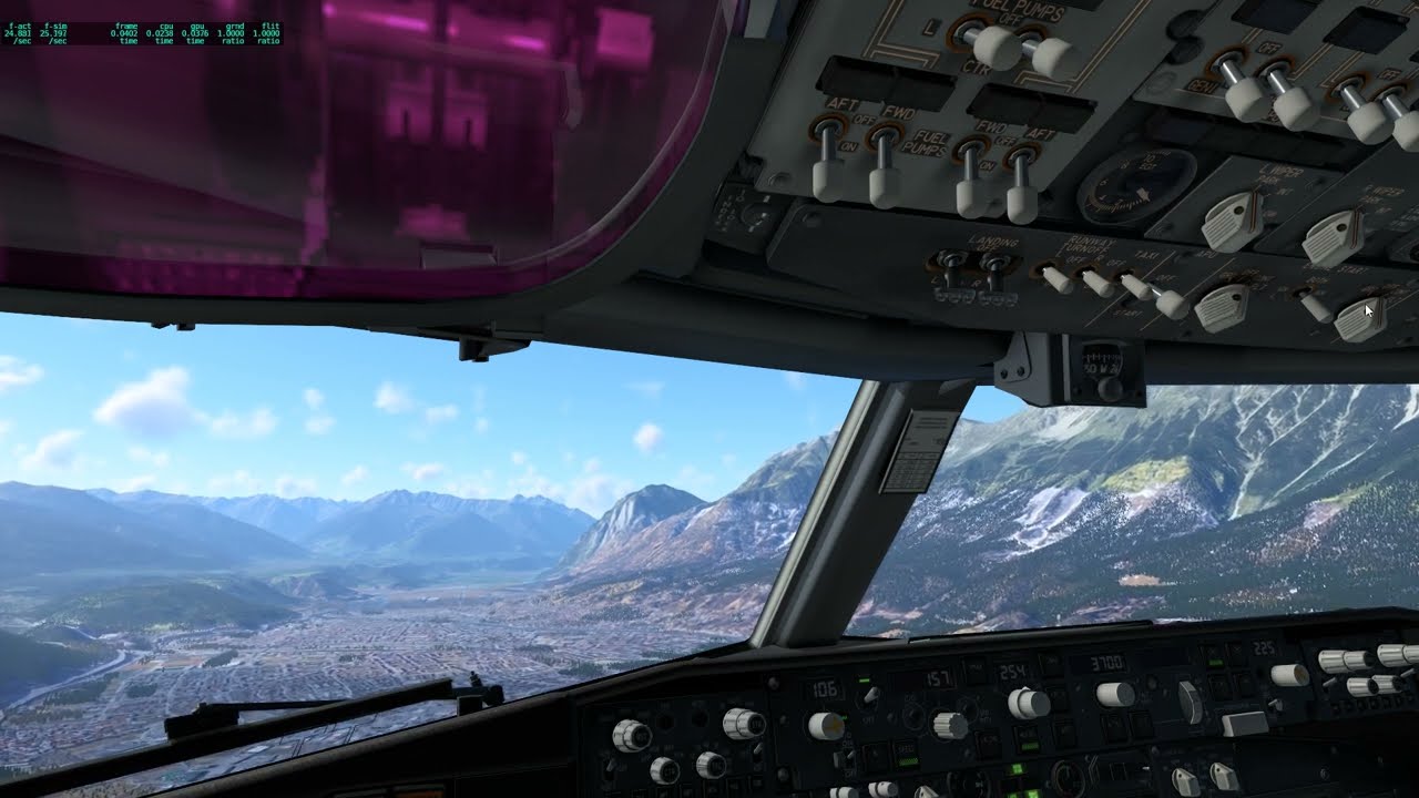 X-Plane 12b6 & Zibo mod 737-800 EA 2.0 - Visual Circle-To-Land approach ...