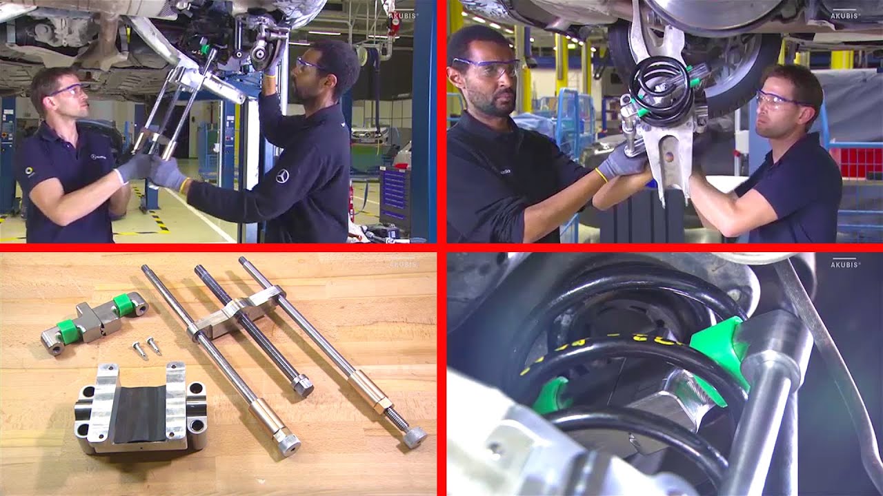 Mercedes-Benz A-Class W177: Rear Axle Spring Removal & Installation ...