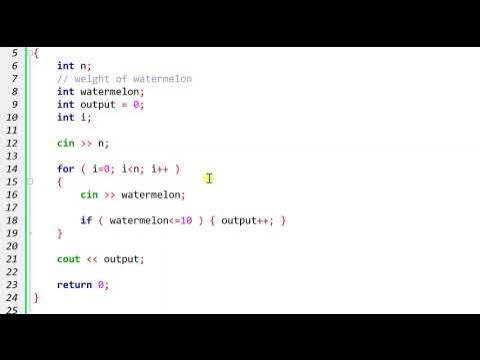 1分鐘學會zerojudge - d046. 文文採西瓜 - YouTube