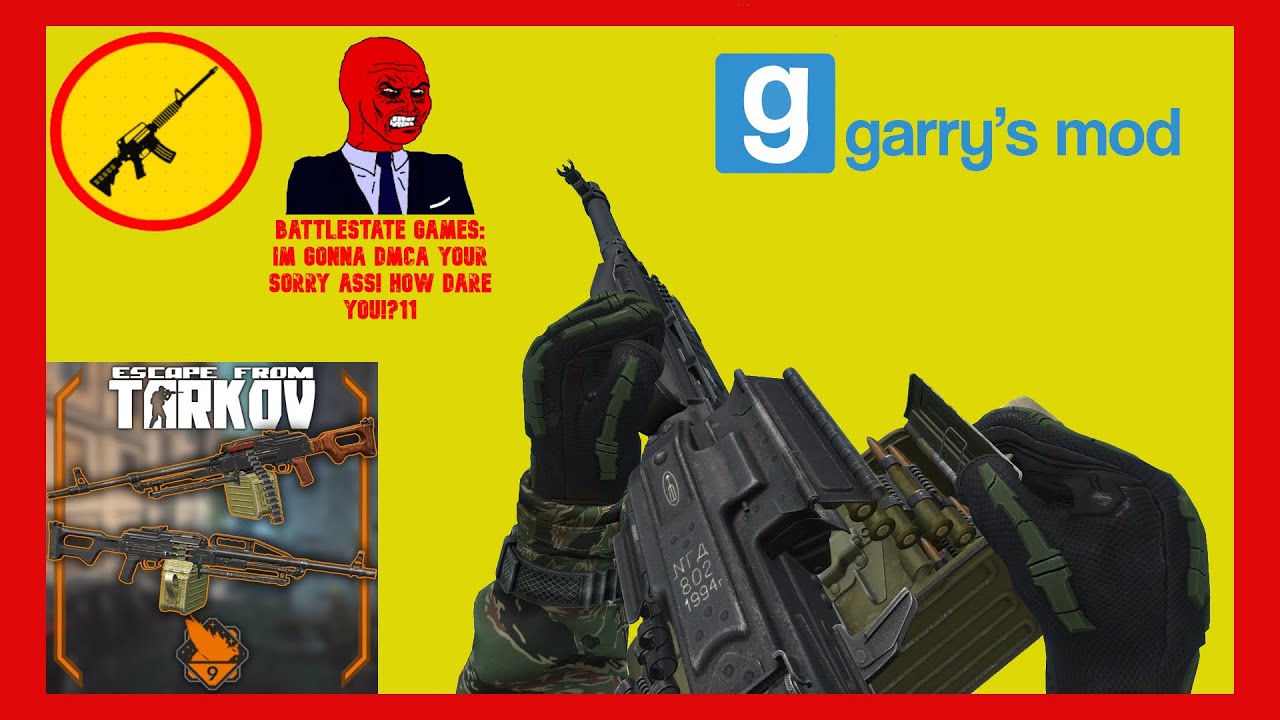 Garry's Mod: ARC9 EFT PKM & PKP Pecheneg Showcase - YouTube