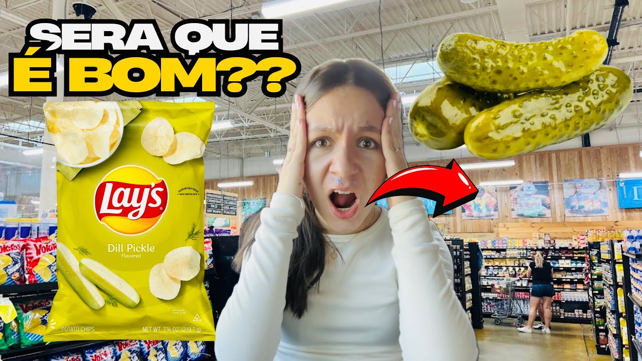 EXPERIMENTEI BATATA LAYS DE PICLES 😱😱 - YouTube