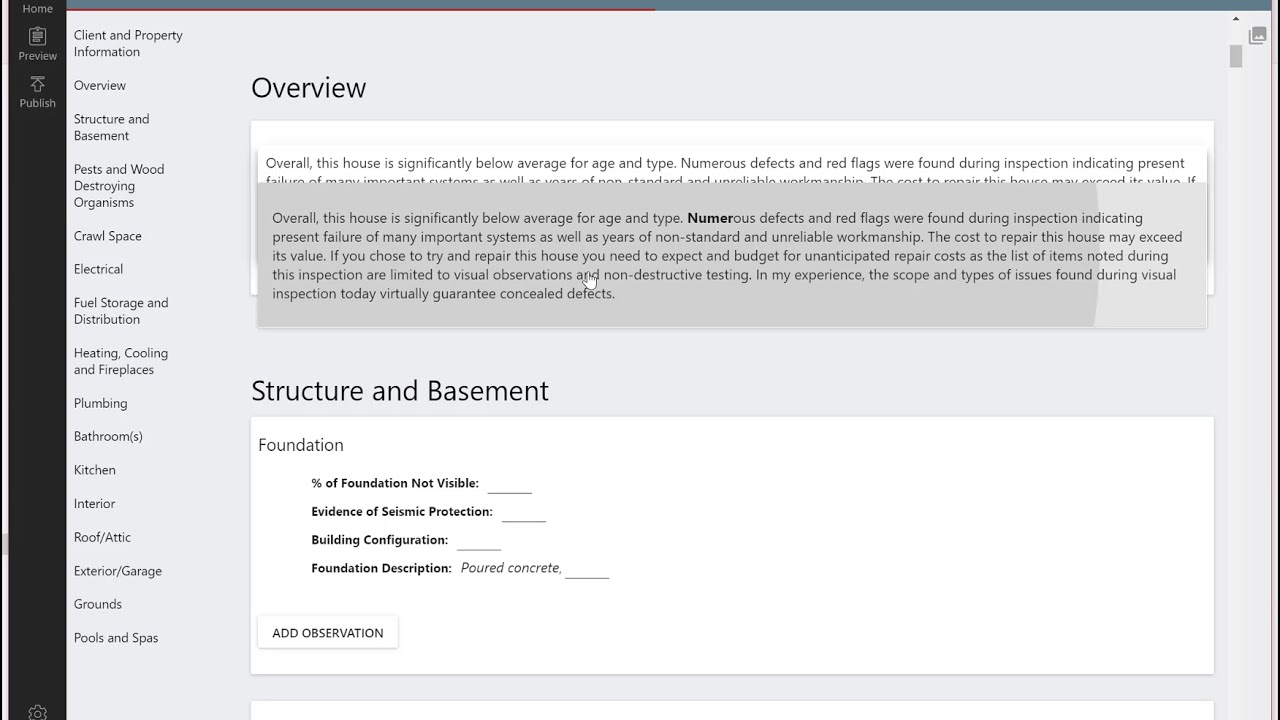 Using the Overview Section - YouTube