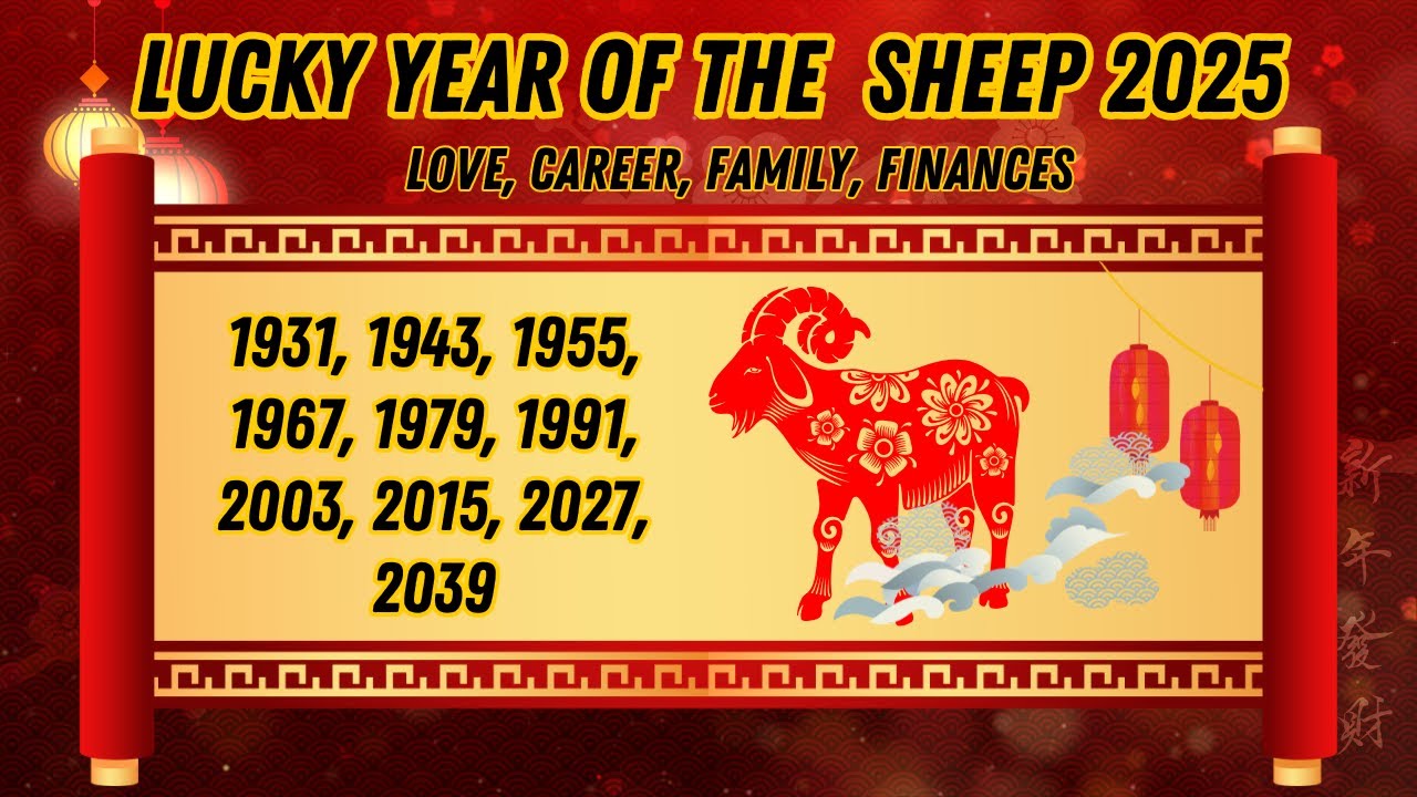 YEAR OF THE SHEEP 2025 TAGALOG PREDICTIONS PROPHECIES LUCK HOROSCOPE ...