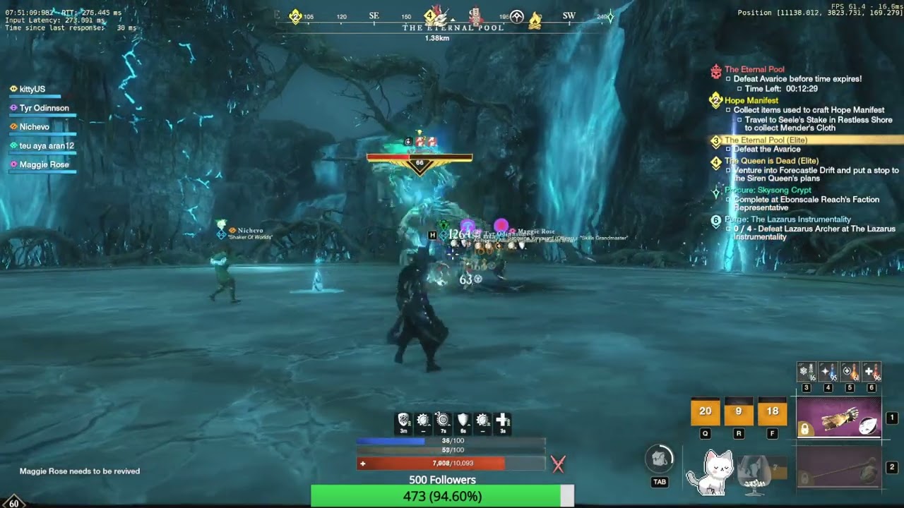 New World : 7/11 - The Eternal Pool Defeat the Avarice - YouTube