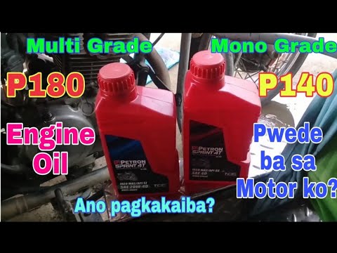 Multi-grade o Mono Grade? Mono Grade pwede ba sa Kawasaki Barako? - YouTube