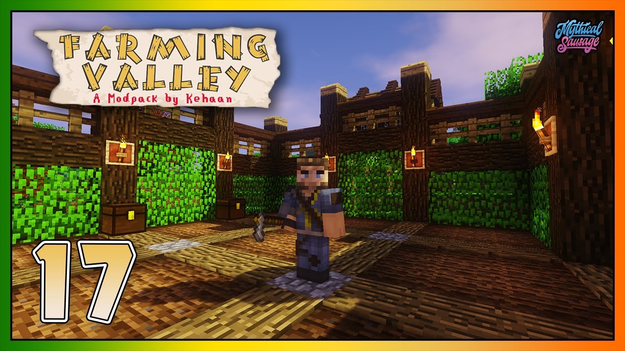 Minecraft Farming Valley NEW FARMING AREA!!! EP.17 [ 1.10.2 Modded ...