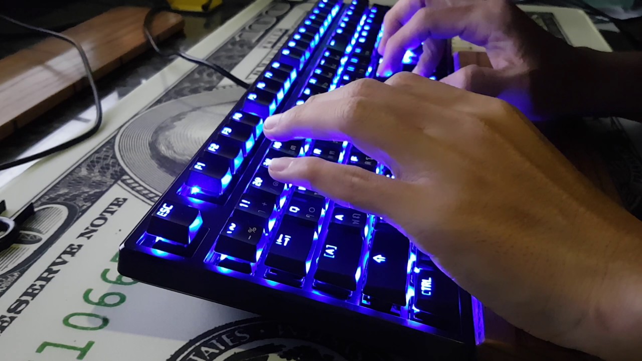 Ducky ONE Floating DS Keycaps - Cherry Red sw - YouTube