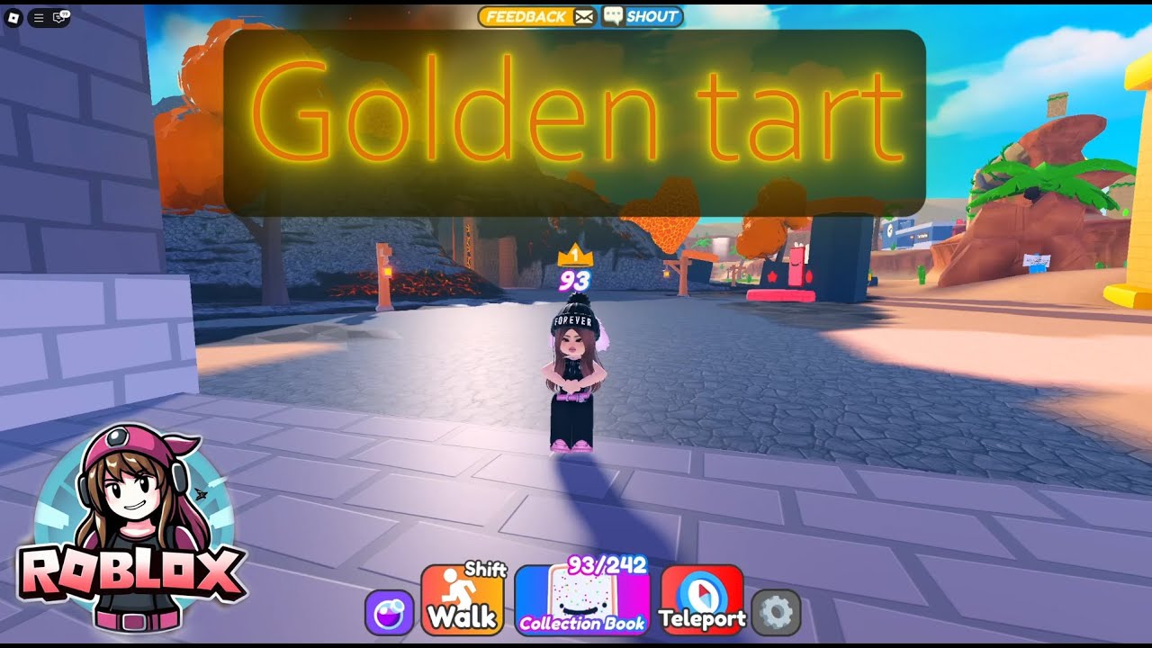 Roblox, find the Tarts guides- Golden tart - YouTube