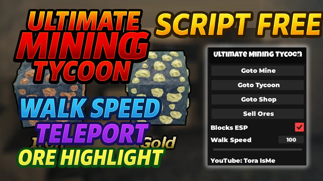 [BETS💎] Roblox Ultimate Mining Tycoon Script - ESP ORE , TELEPORT ...