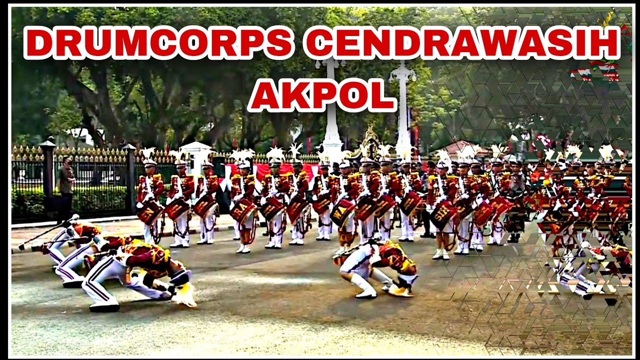 DRUMCORPS CENDRAWASIH AKPOL #akpol #tarunaakpol #drumbandakpol - YouTube