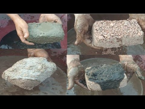 #asmr red dirt crispy crunchy bricks pouring water crumbling - YouTube
