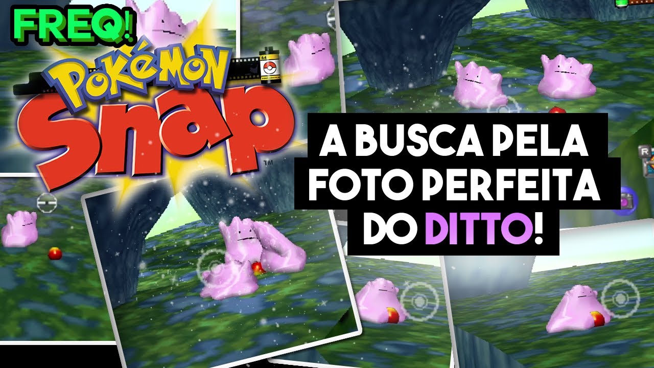 Tentei o desafio do Ditto em Pokémon Snap! - YouTube