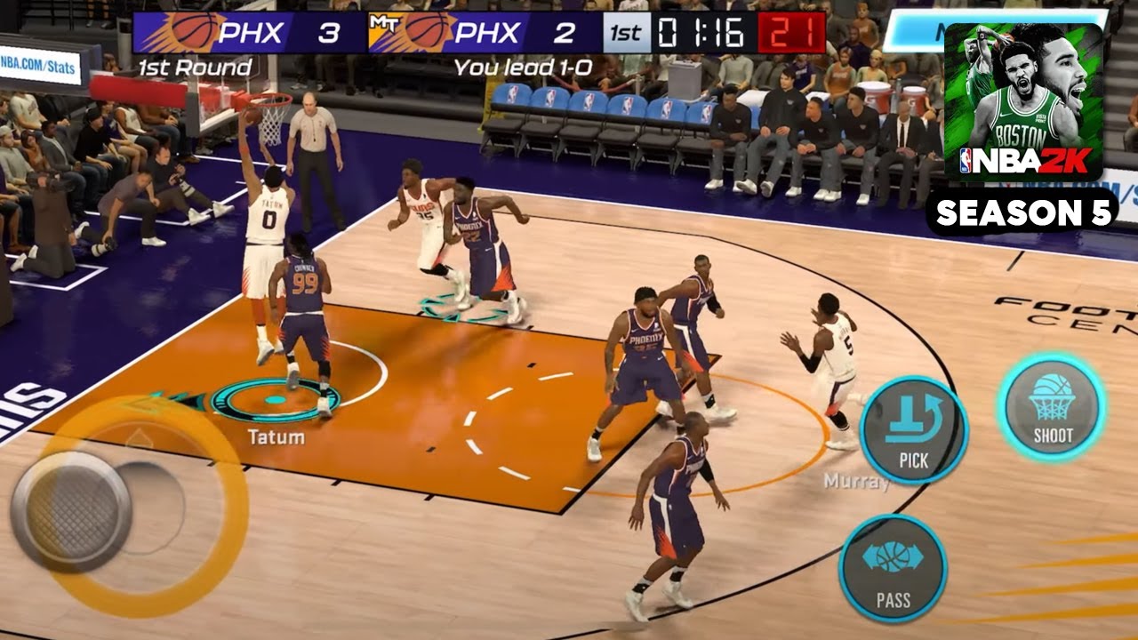 NBA SEASON 5 test for iPhone 14 Pro Max - Gameplay Android / iOS 16 NBA ...