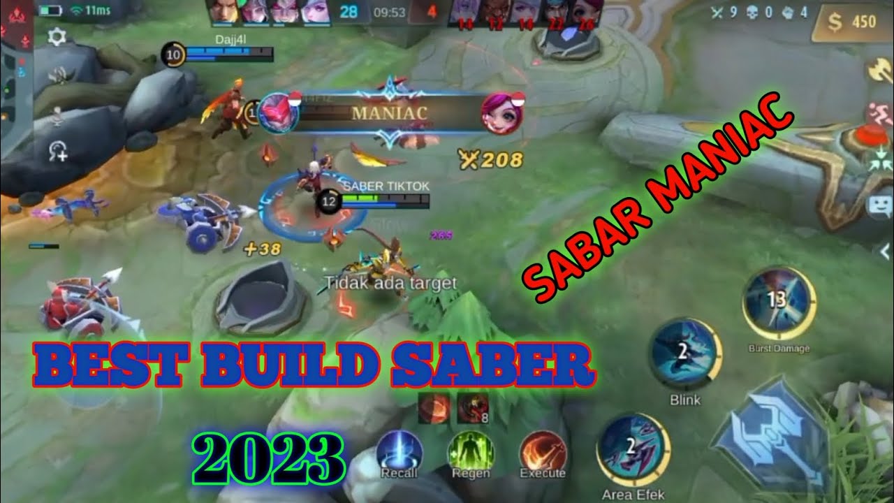 Best build saber jungle tersakit 2023 - YouTube