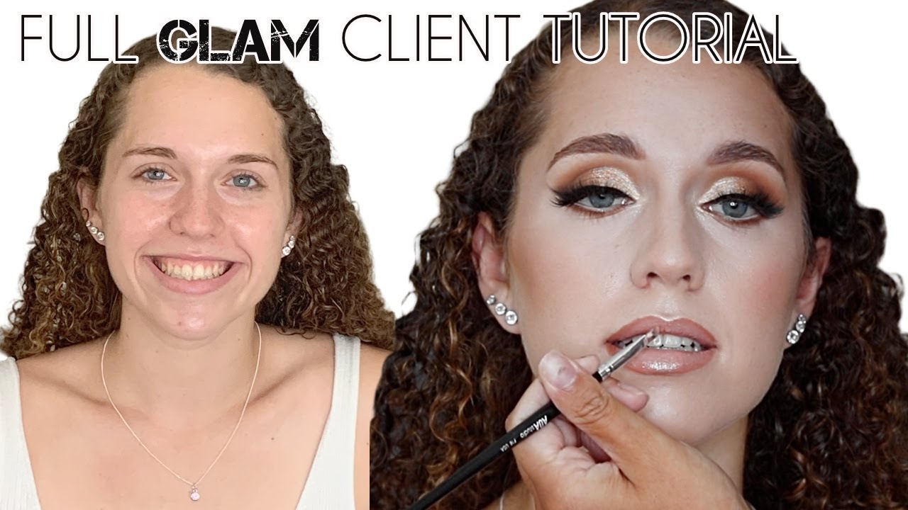 CLIENT MAKEUP TUTORIAL | STEP BY STEP GLAM TRANSFORMATION USING JUVIAS PLACE SHADOWS! - YouTube