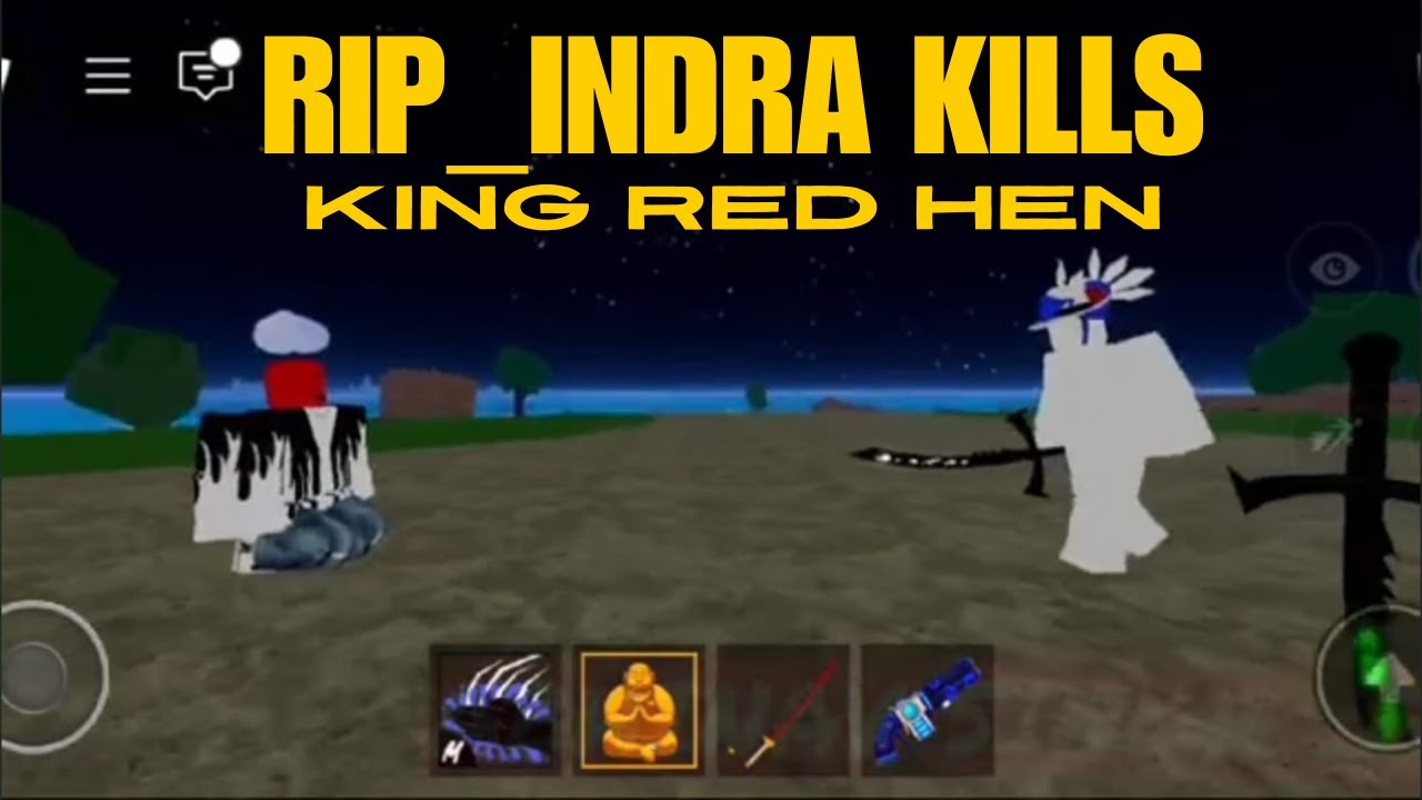 RIP INDRA KILLS...KING 🐔|ROBLOX BLOX FRUITS - YouTube