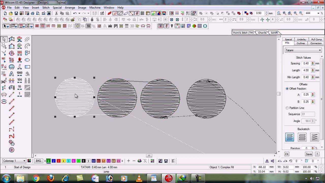 Wilcom Tutorials/Traveling in Wilcom 10 Video Tutorial Class 1 By Zahid Hussain #wilcom # ...