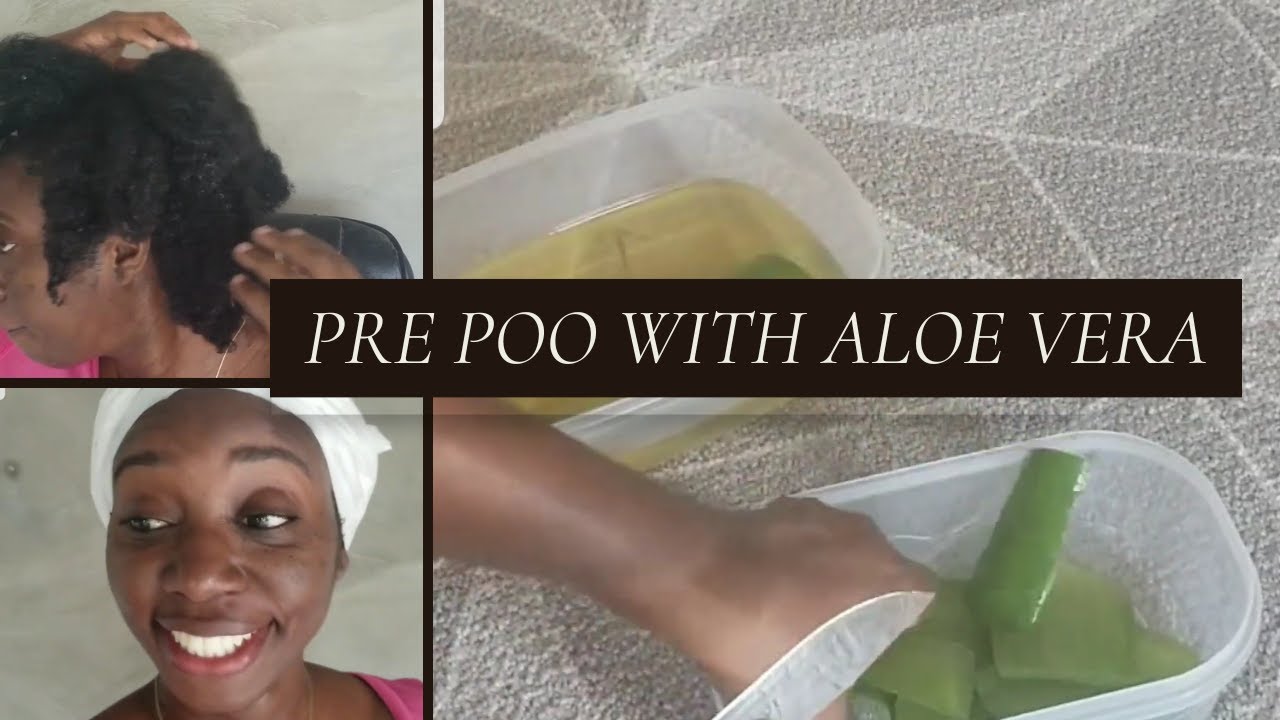 Natural Hair, Pre poo, finger detangling, aloe vera, length retention ...