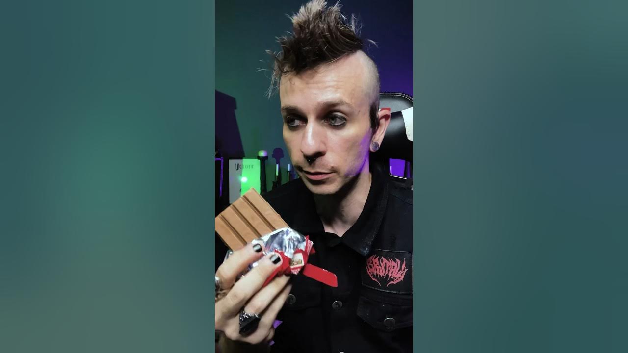 How Do You Eat A Kit Kat Shorts Goth Kitkat Triggering Youtube