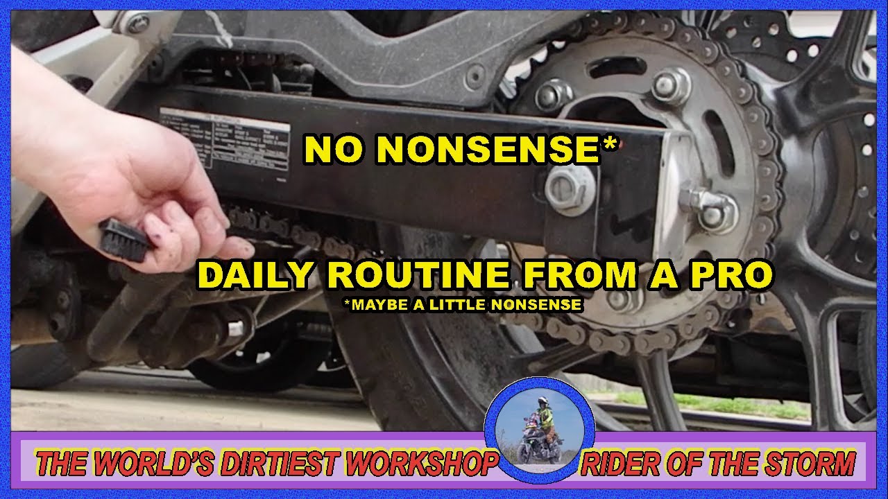 My Motorcycle Daily Routine - A Quick Tip Video - YouTube