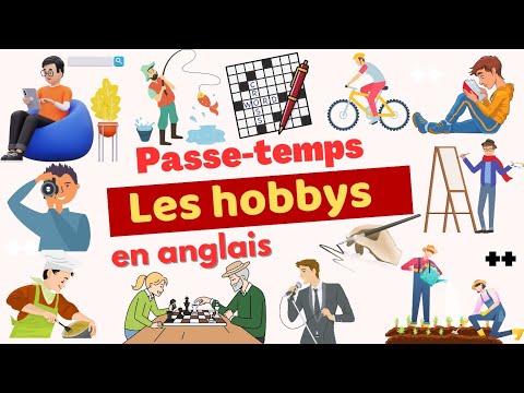 les hobbys, passe-temps, loisirs en anglais (hobbies in english) parler ...