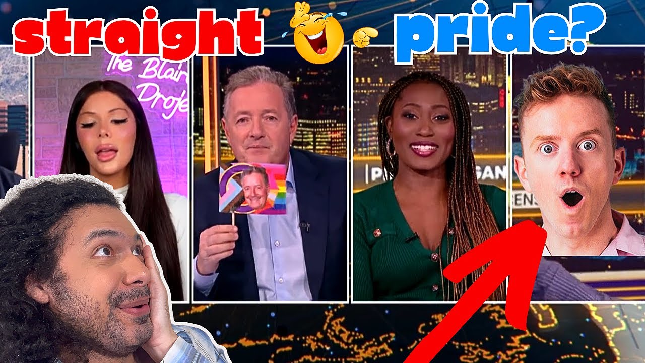 Leftist loses his mind over the idea of Straight Pride Month! - YouTube