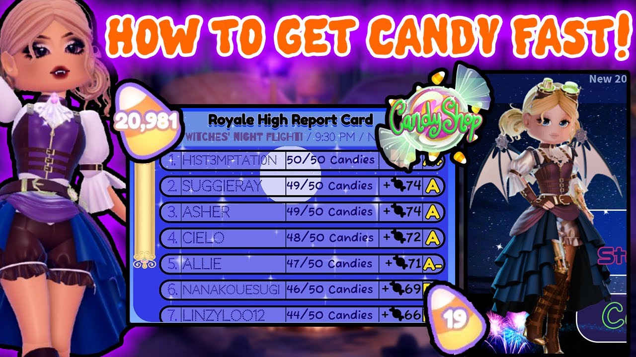 EASY How To Get Candy Fast In The New Halloween Update Royale High ...