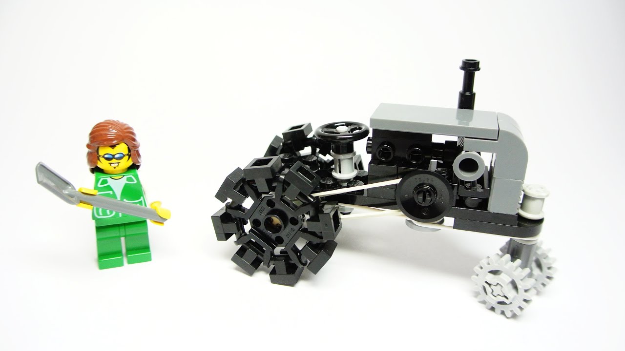Very Old Tractor (Small Lego Toy - MOC) - YouTube