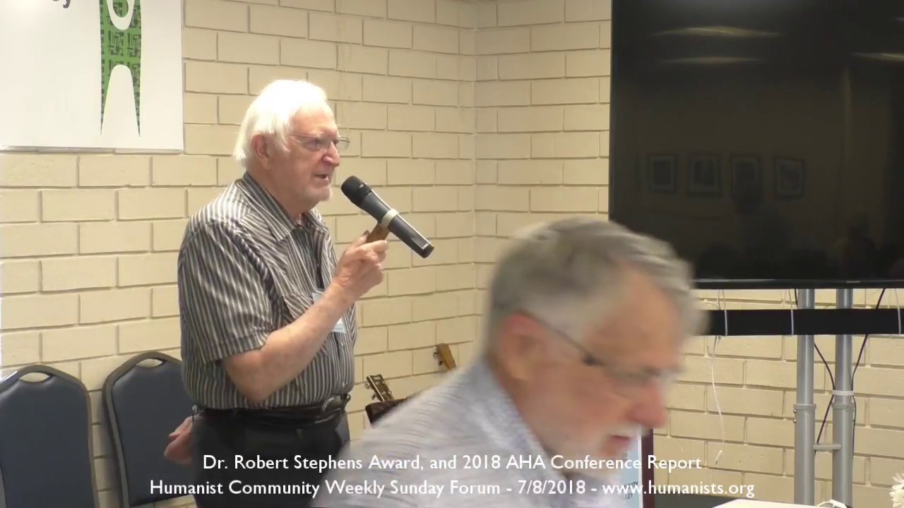 Dr. Robert Stephens Award, and 2018 AHA Conference Report - YouTube