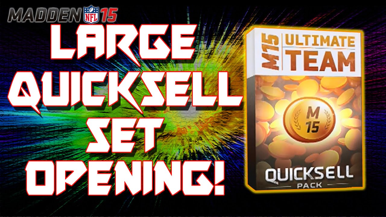 1 MILLION COINS? "LARGE QUICKSELL" SET MUT 15 - YouTube